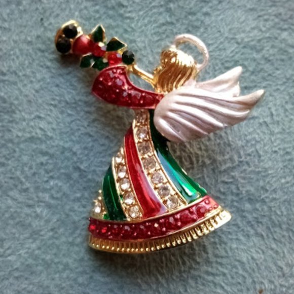 Jewelry | Dressy Angel Pin | Poshmark
